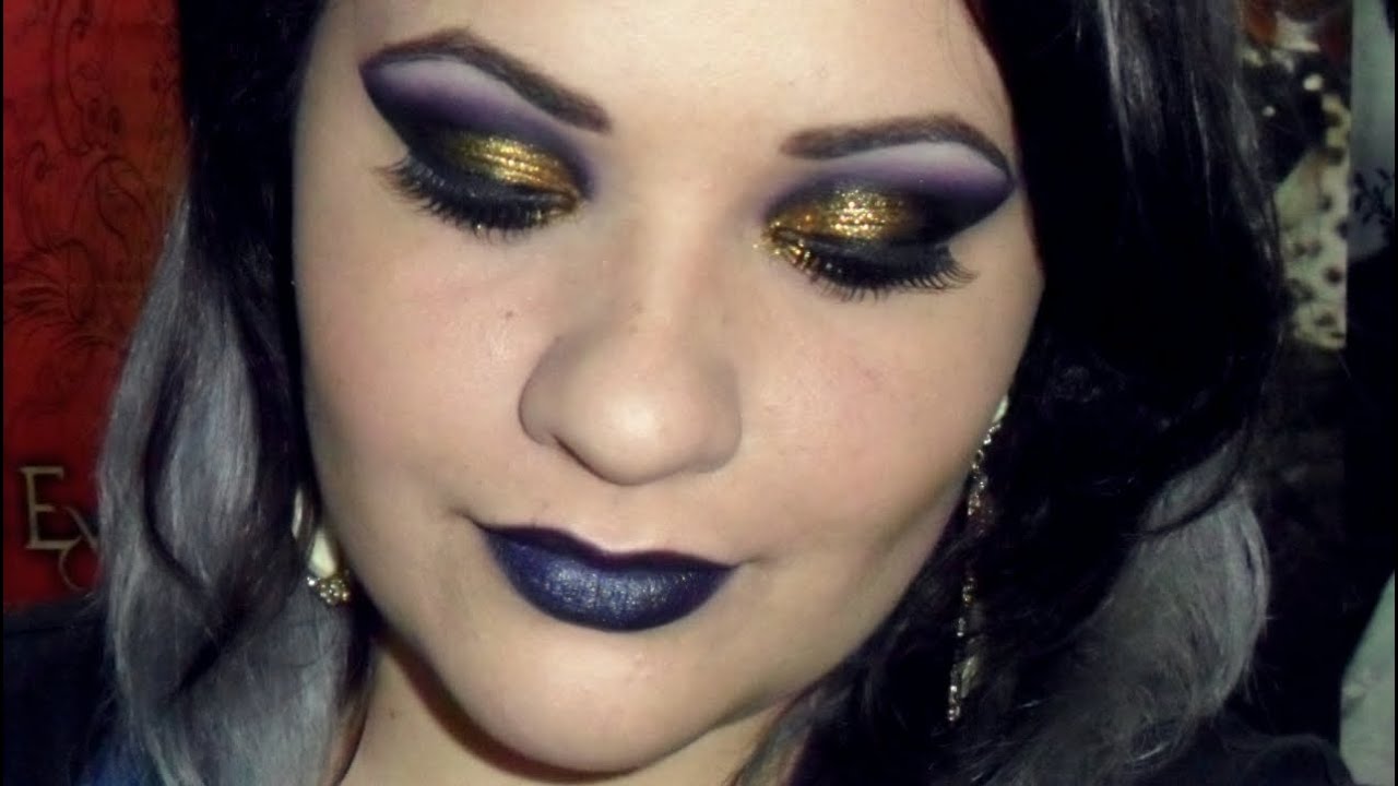 Goth makeup - Glamour By Lady Death - YouTube