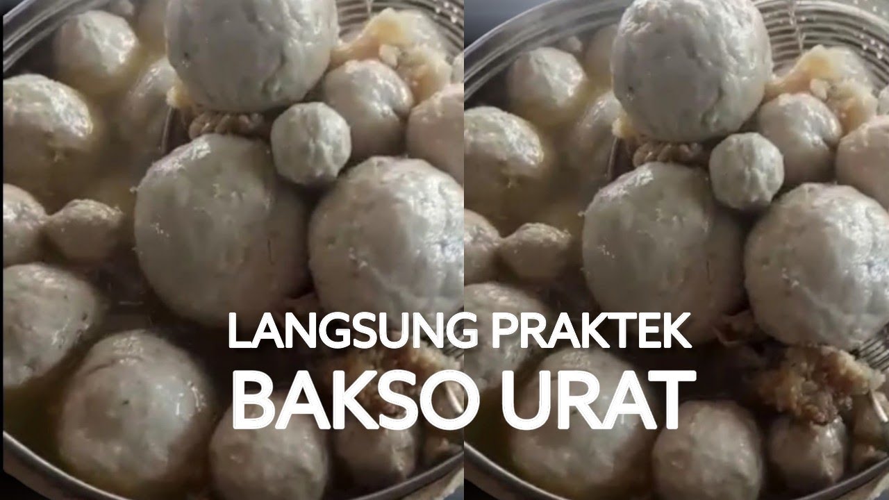 Cara Membuat Bakso Urat Sapi Urat Kasar Urat Jumbo Anti Gagal Youtube