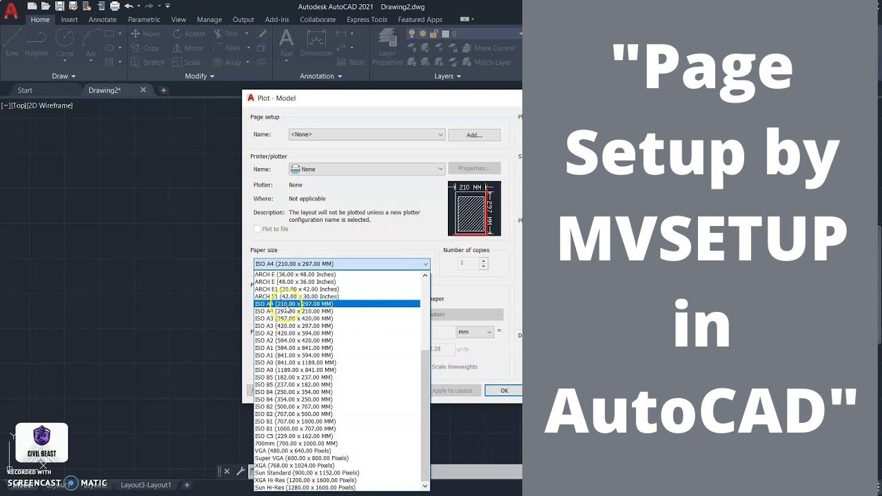 MVSETUP In AutoCAD Page Setup In AutoCAD YouTube mvsetup-in-autocad-page-setup-in-autocad-youtube