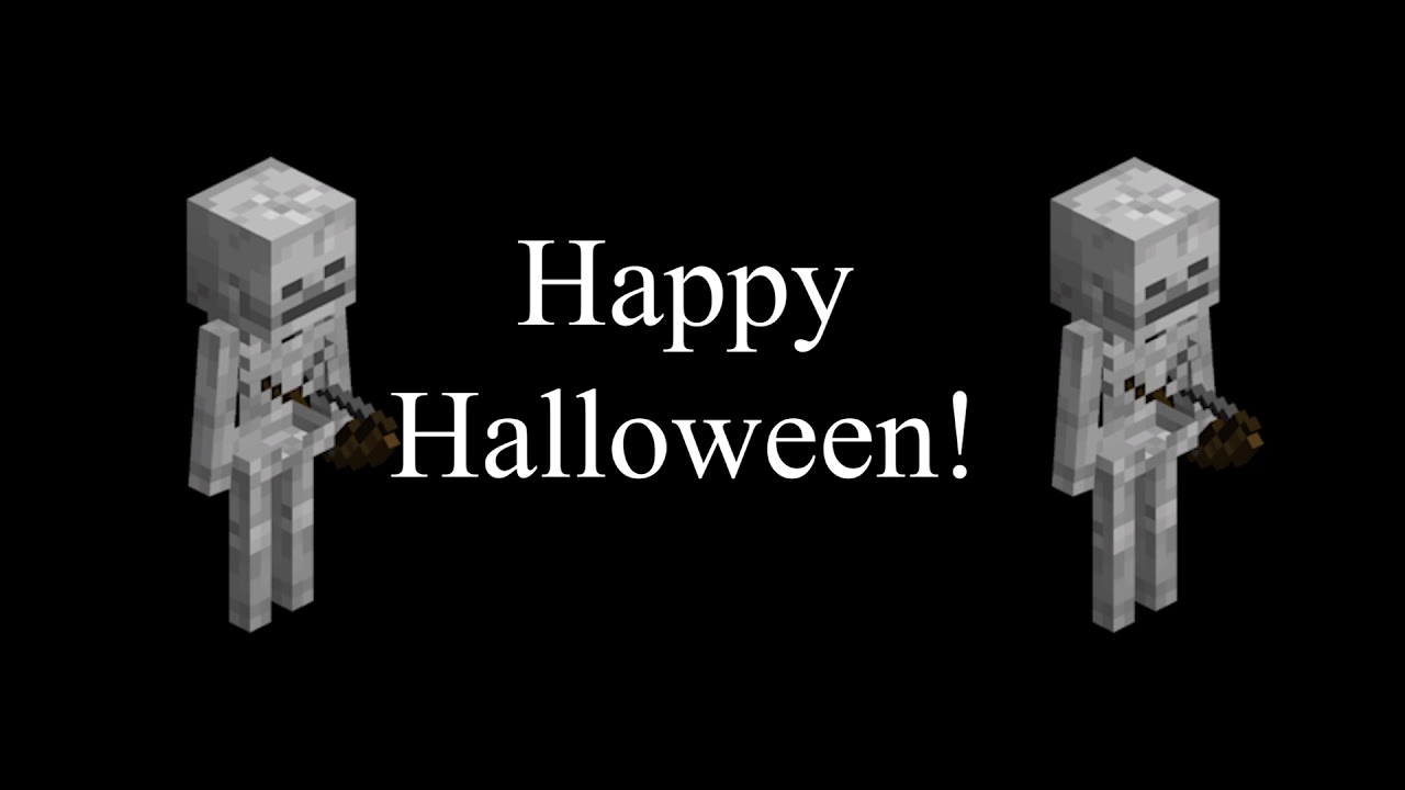 Spooky Scary Skeletons but its Minecraft - YouTube