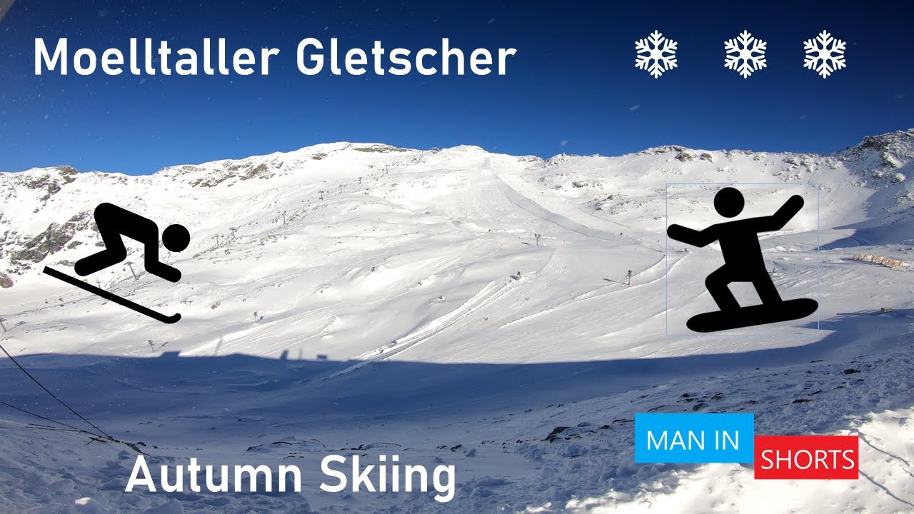 Autumn Skiing on Molltaler Glacier - YouTube