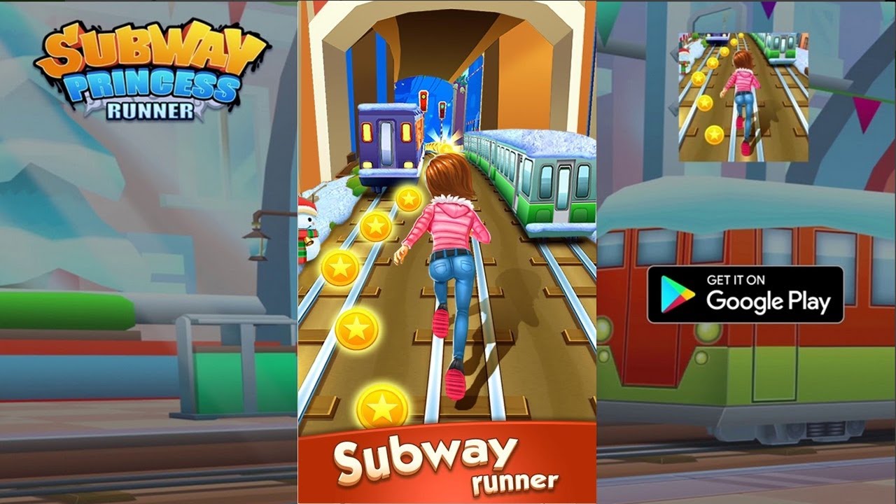 Subway Princess Runner Game #2 | Android iOS Gameplay HD - YouTube