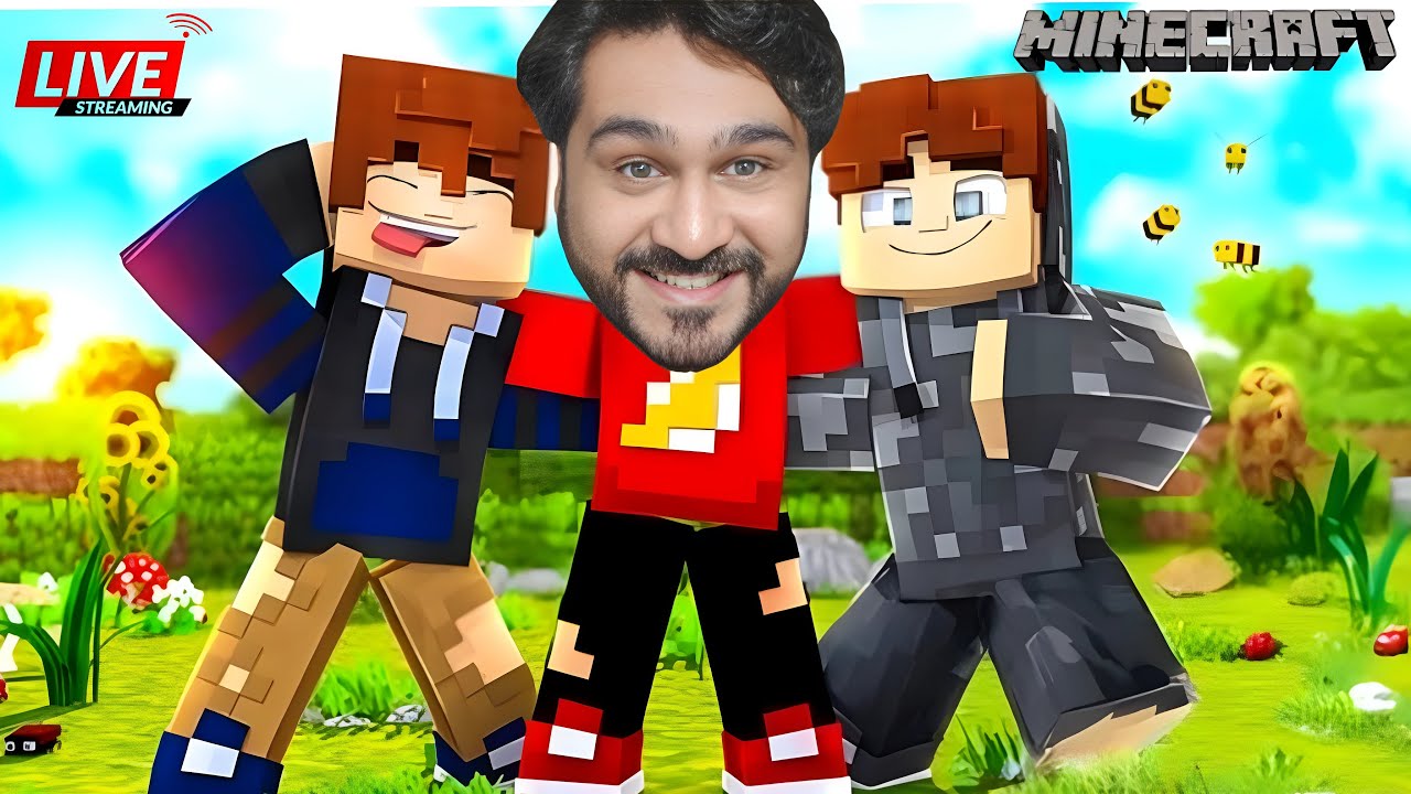 MINECRAFT zindagi hai | MINECRAFT Hindi gameplay | Live stream - YouTube