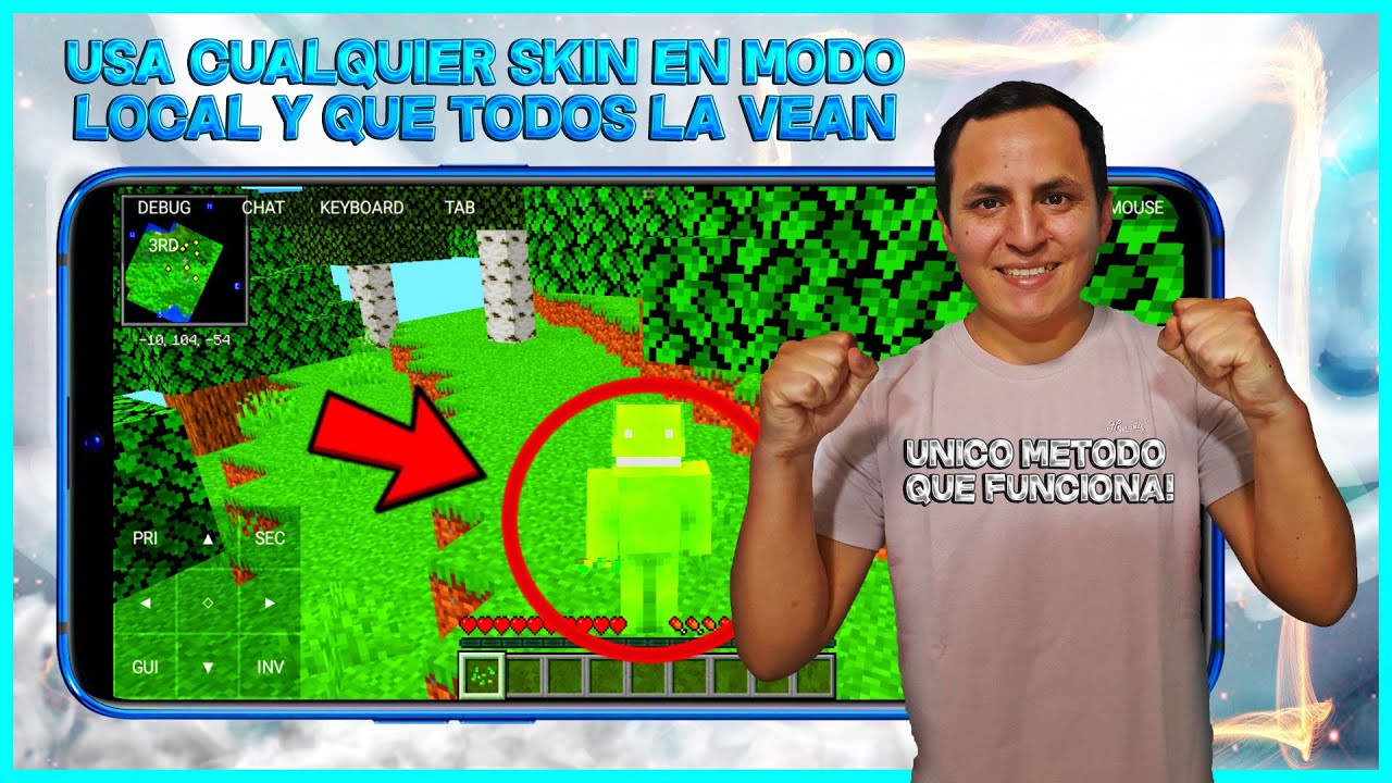 COMO PONER SKINS en POJAVLAUNCHER en MINECRAFT JAVA ANDROID 2025 🤖| ¡Único Método Funcional ...