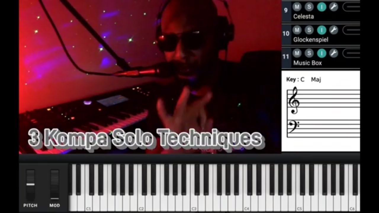 3 Kompa Keyboard Solo Techniques [Bon Kompa Solo Lesson] - YouTube