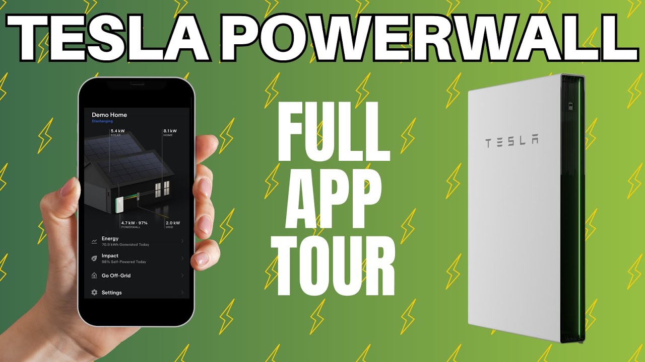 Complete Tesla App Walkthrough | Tesla Powerwall - YouTube