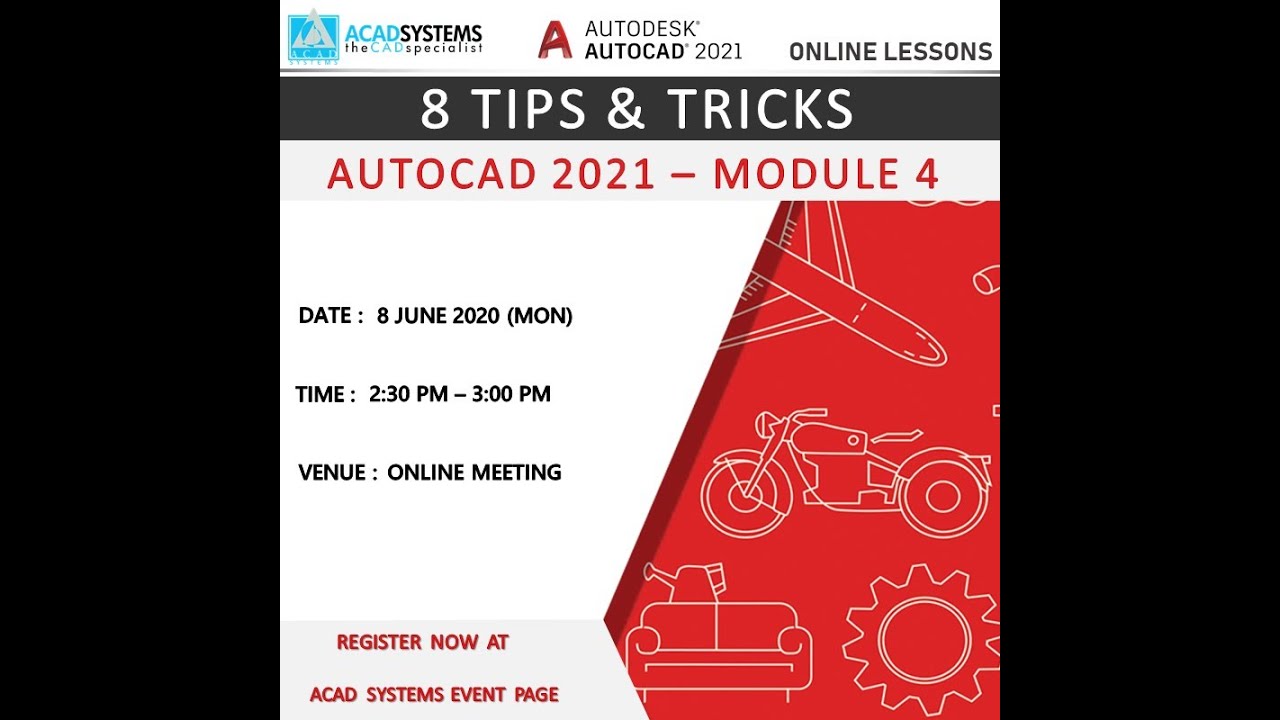 Acad Systems 8 Tips And Tricks: AUTOCAD 2021- Module 4 - YouTube