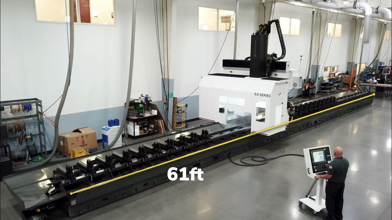 5-Axis EX-Series for Processing Aluminum Extrusions by C.R. Onsrud CNC Machining Centers - YouTube