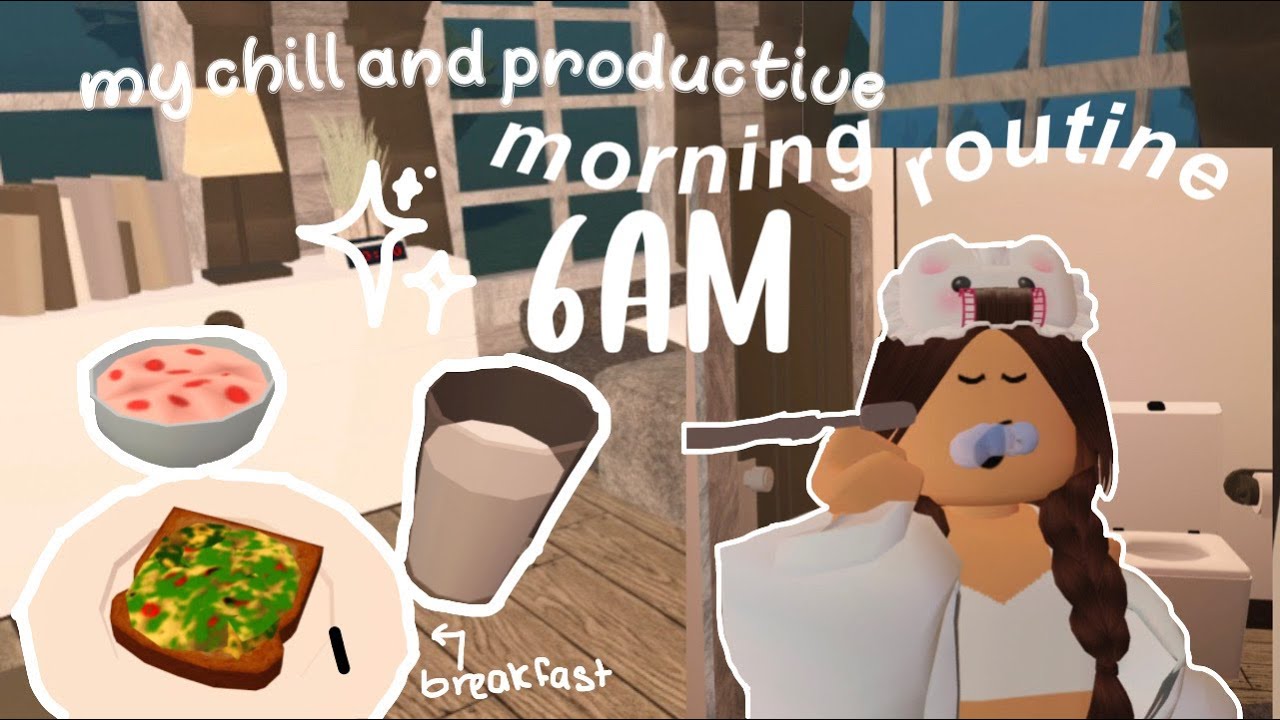 🔅my chill morning routine | roblox bloxburg roleplay - YouTube