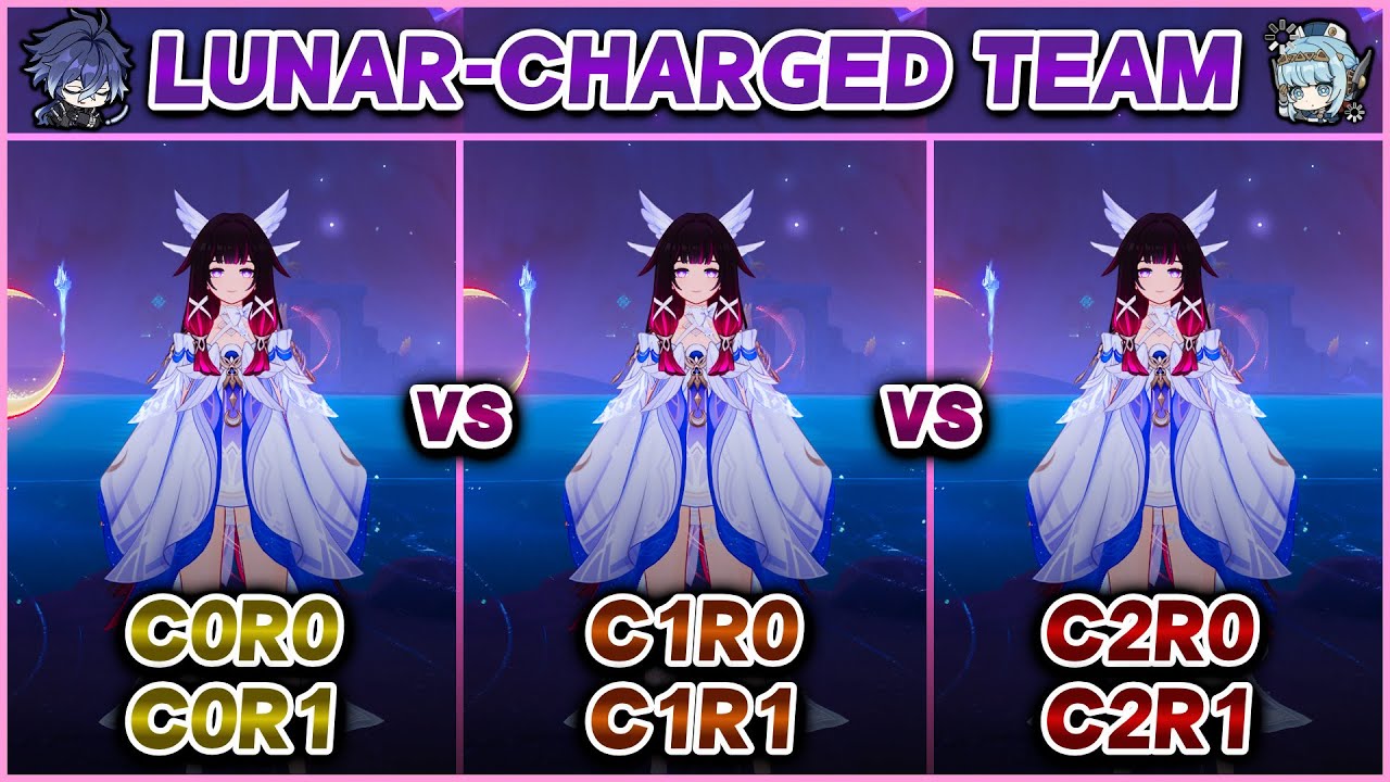 Columbina Constellation & Weapon Comparison | C0–C2 / R0–R1 | Lunar ...