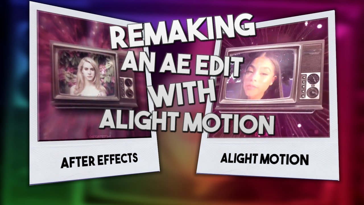 remaking an ae edit using alight motion - YouTube