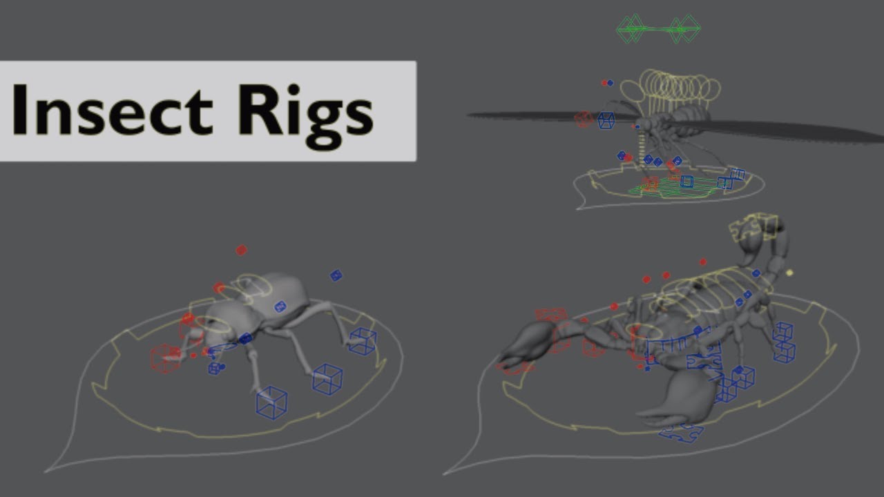 Bug Rigging Reel Demo - YouTube
