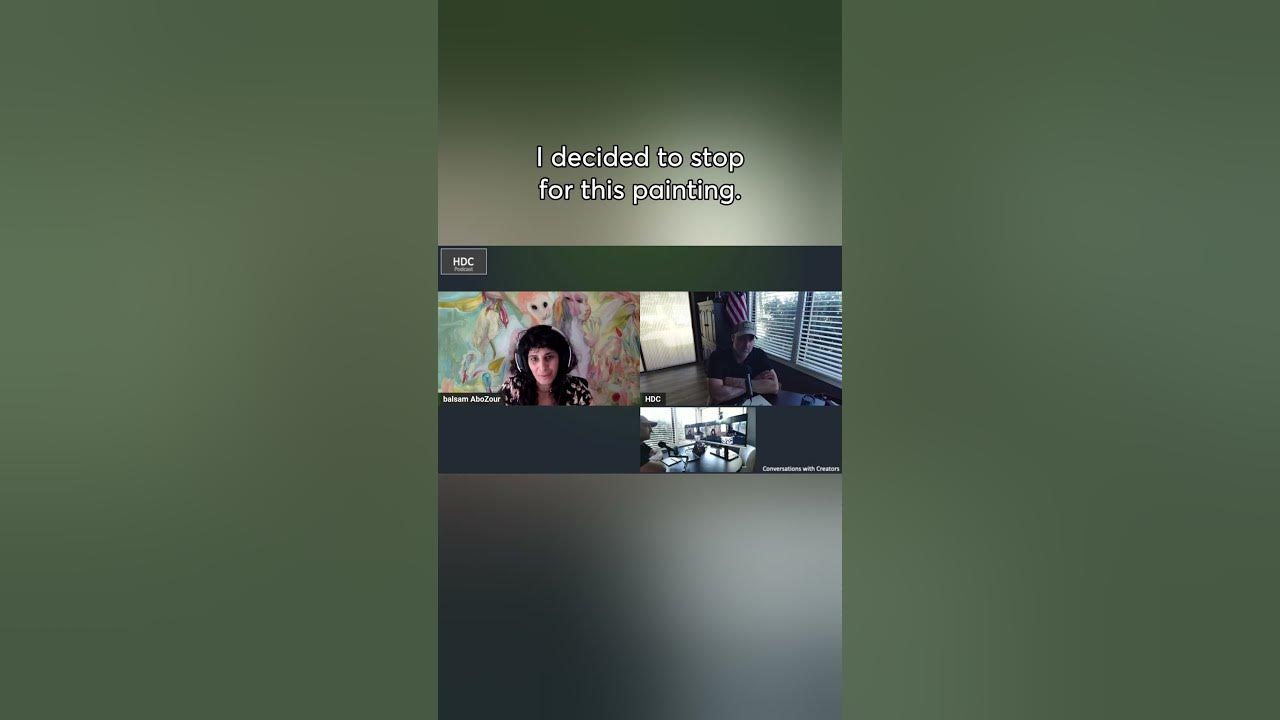 HDC 58 Balsam Abo Zour, When to stop working on a piece of art - YouTube
