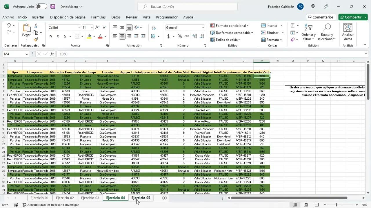 Macros y código de una macro en Excel - YouTube