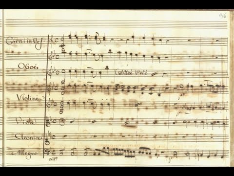 J. Mysliveček:  Mi parea del porto in seno II, 13 (Demetrio, Napoli 1779)