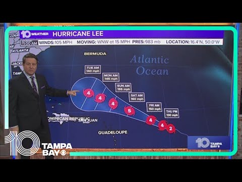 Hurricane Lee's cone: Here's how the NHC's projected path works - YouTube