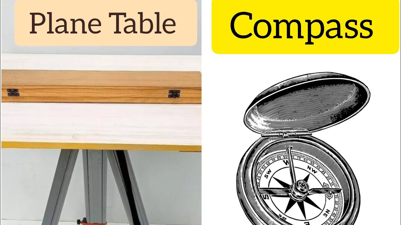 Difference Between Plane Table Surveying and Compass Surveying | Plane ...