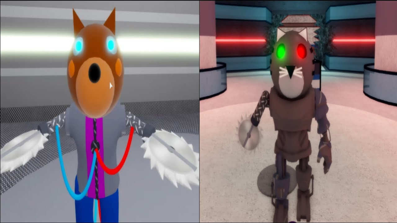 Cyborg Doggy vs RoboTigry Jumpscare - Roblox Piggy Fan Game - YouTube