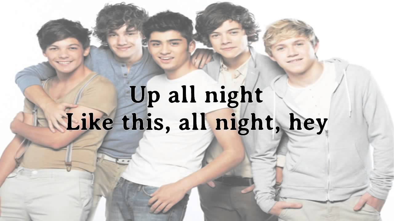 One Direction Up All Night Lyrics Pictures - YouTube
