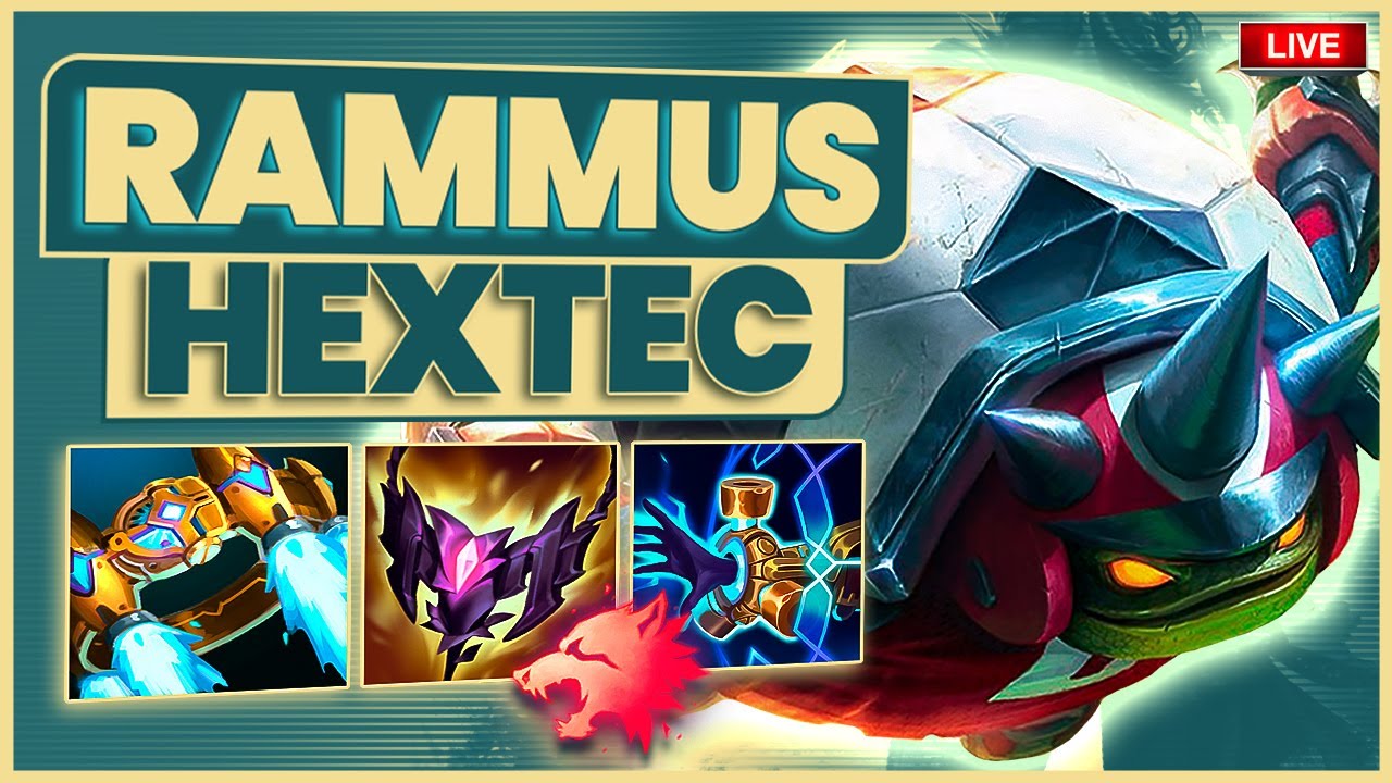 RAMMUS FULL HEXTEC | A ULTIMATE DELE É COMO UMA B0MB4 NUCL34R! | MEC ...