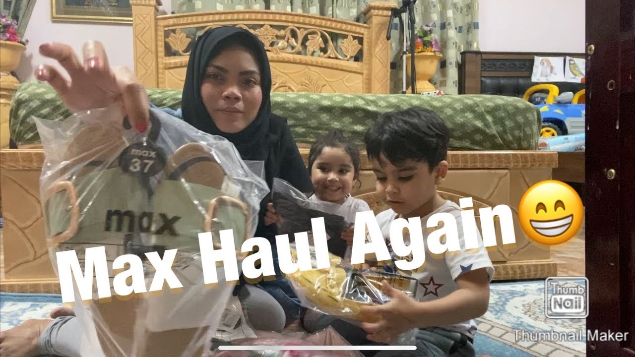 Filipino-Saudi Family | Opening & Haul Again from Max | Adik Na 😂 - YouTube