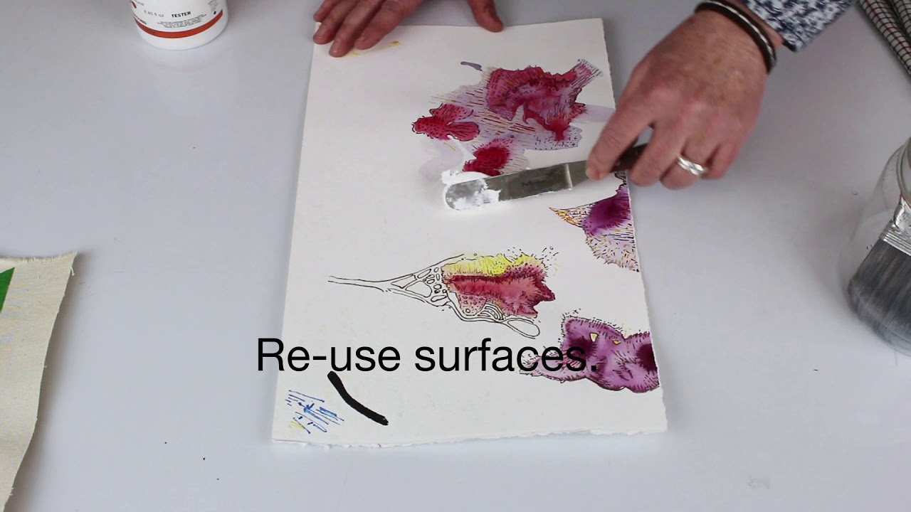How to use Cold Press Watercolour Ground - YouTube