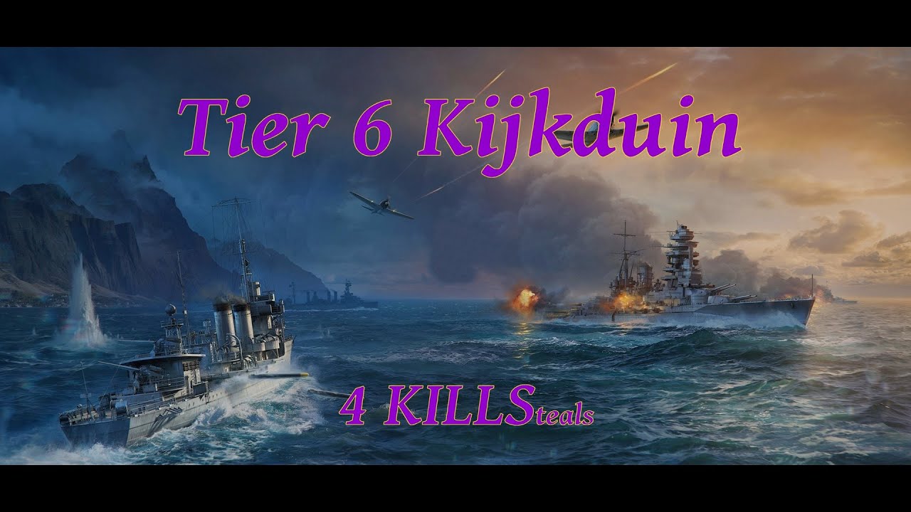 World of Warships - Kijkduin T6 Dutch Cruiser - YouTube