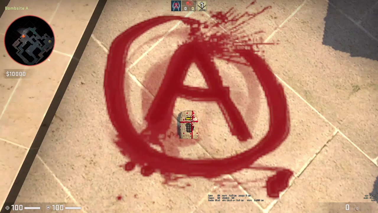 CSGO bomb sound (beeping) on A site - YouTube