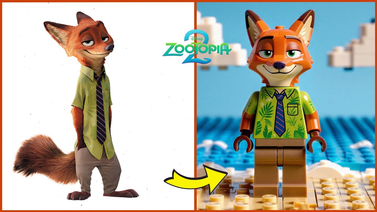 How Zootopia 2 Movie Characters Looks As Lego! - YouTube