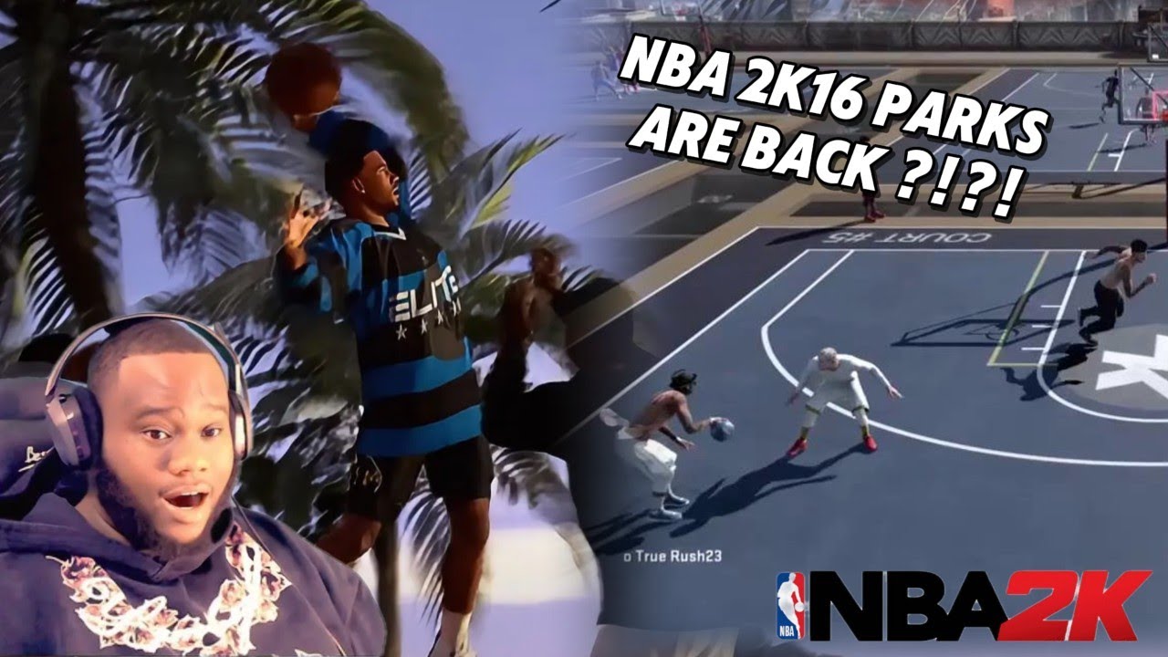 2K16 PARKS ARE BACK?!?! | NBA 2K25 THE CITY REACTION - YouTube