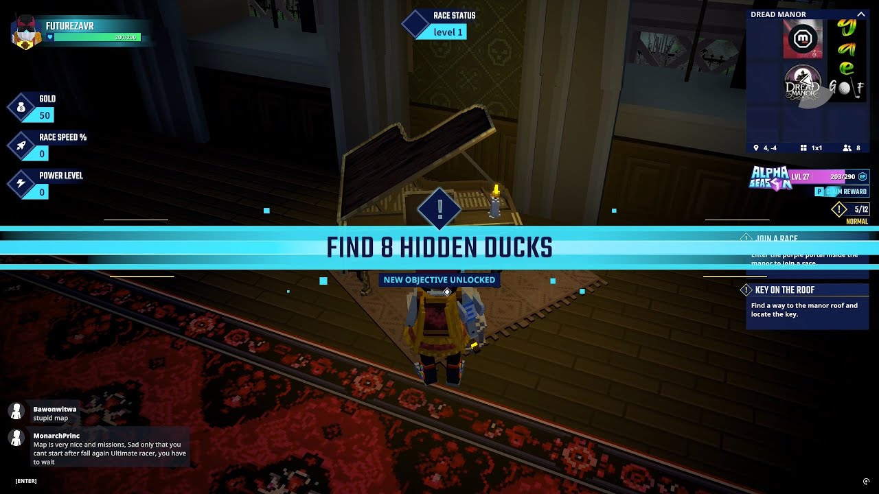 Dread Manor (8 hidden ducks Quest) Sandbox (Alpha Season 4) - YouTube