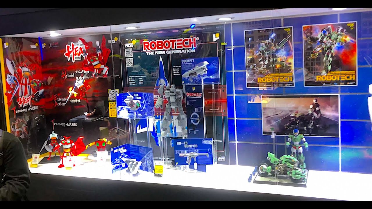 Robotech Exhibit and Getter Robot At Comic Con 2024 - YouTube