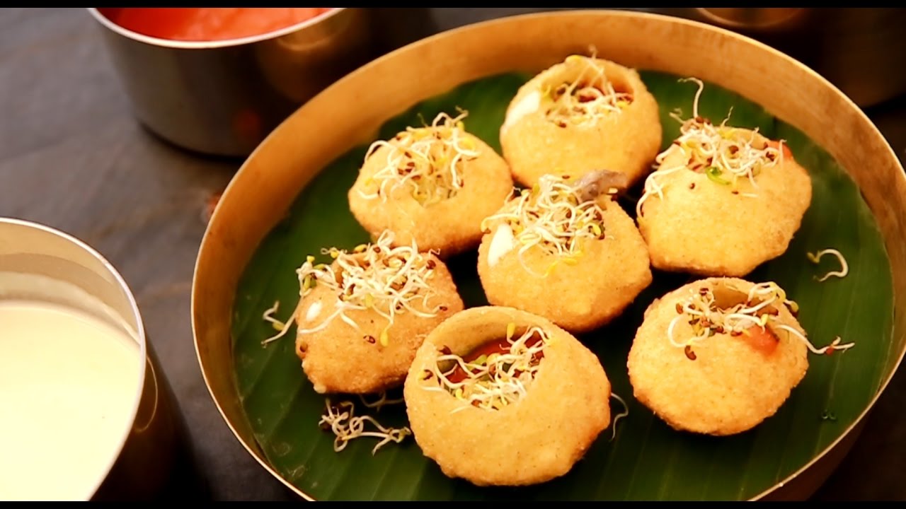 Pani puri with a twist! - Hot cheese fondue batasha - YouTube