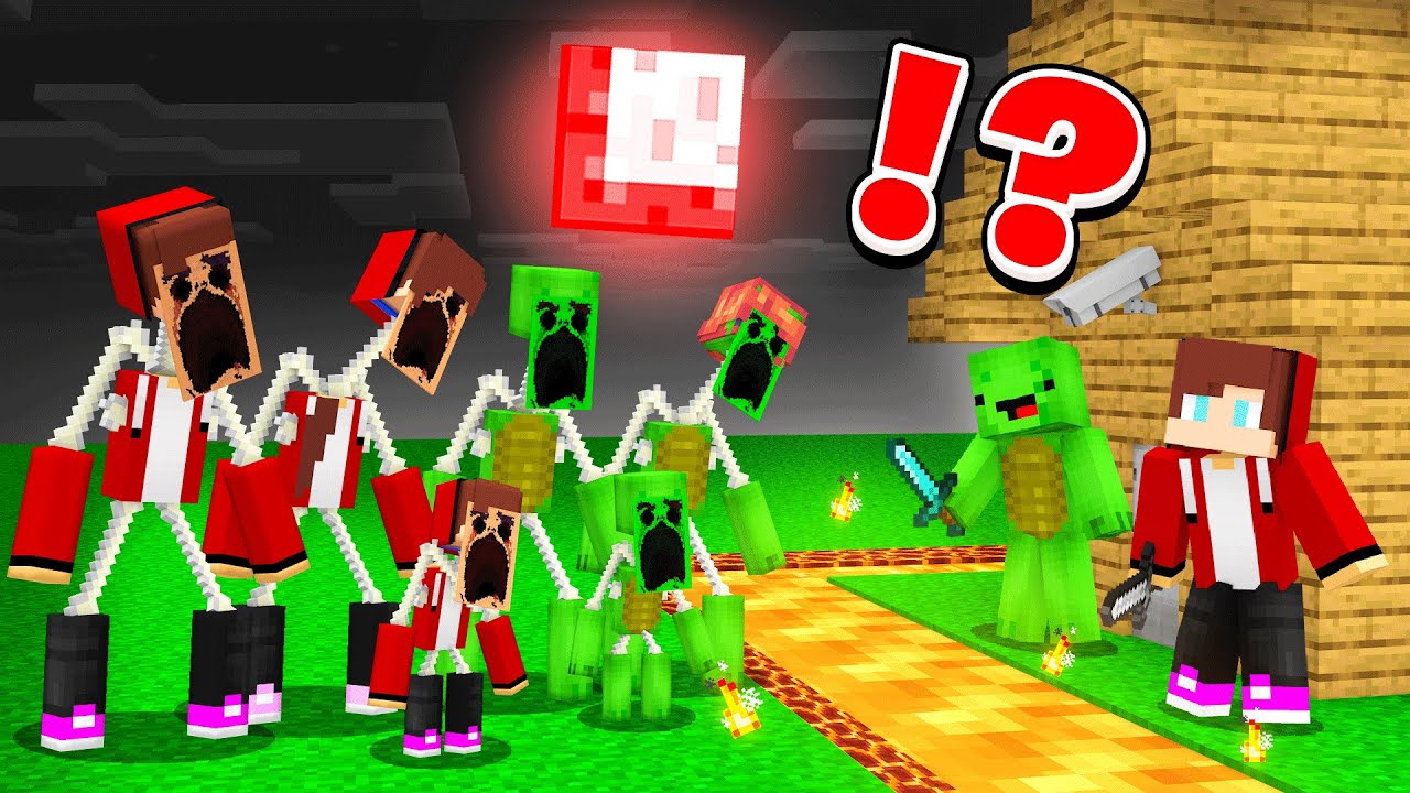 JJ and Mikey's Security Base vs Scary Fmaily Army Battle in Minecraft survive Maizen - YouTube