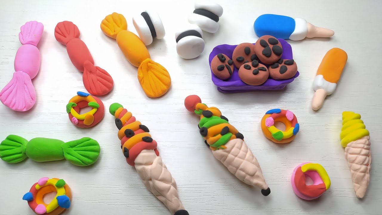 DIY How To Make Miniature Realistic Food Items with polymer clay ...