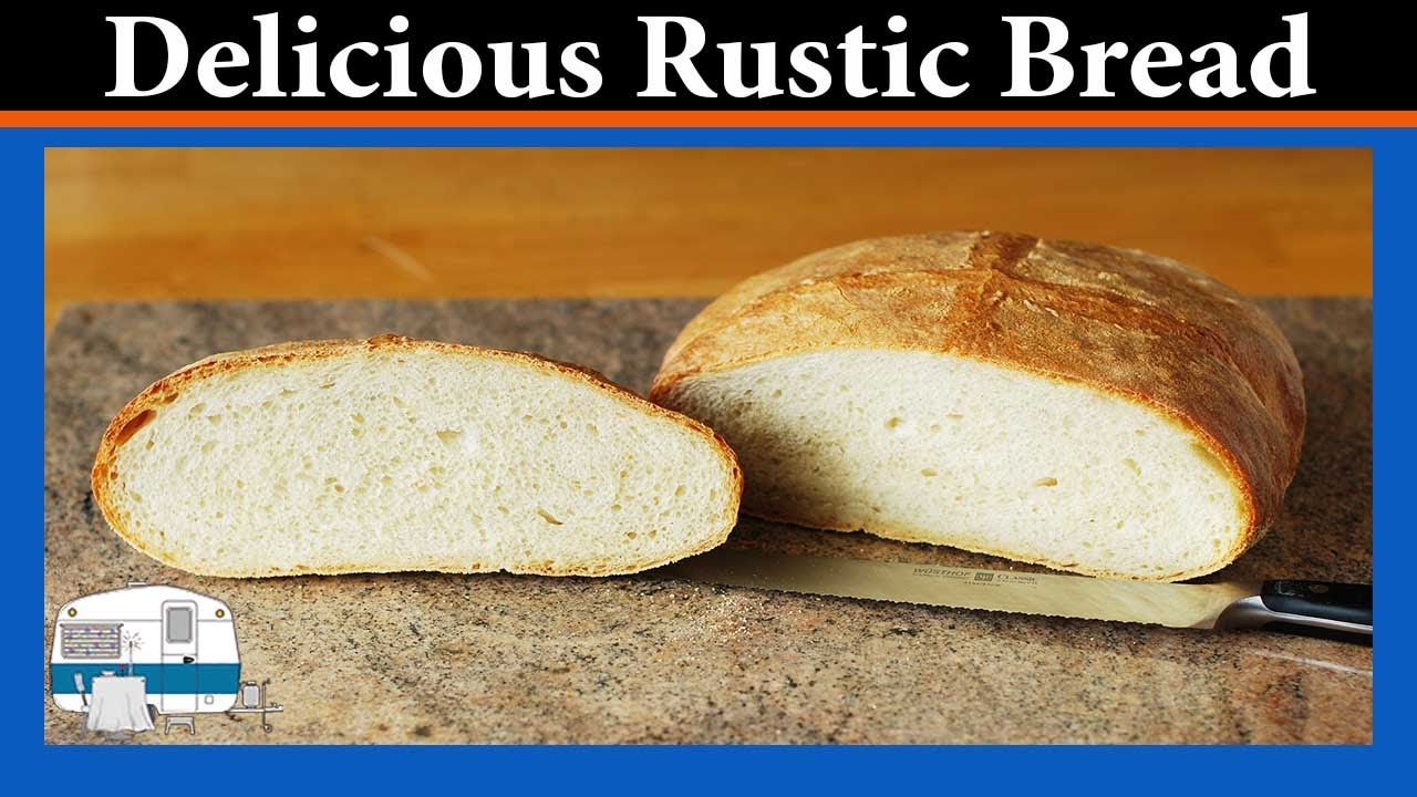 How to bake a simple Rustic Bread - YouTube