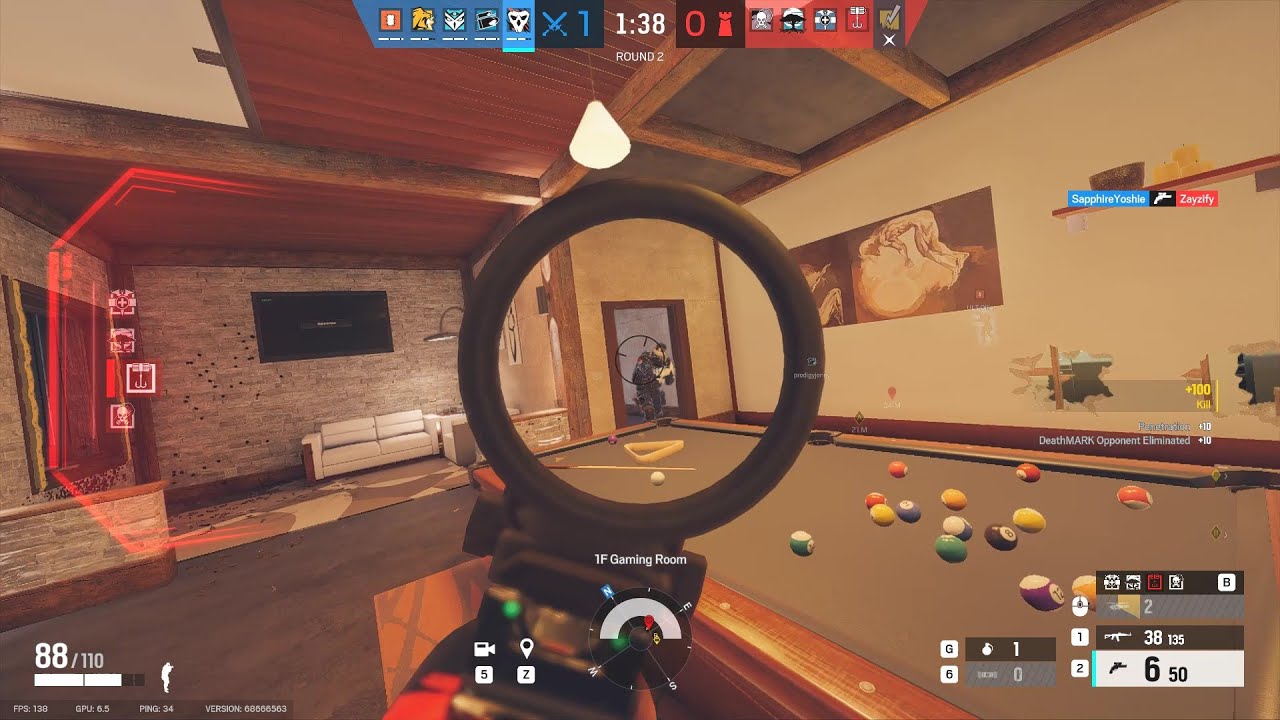 Deimos Pistol in R6 Siege... - YouTube