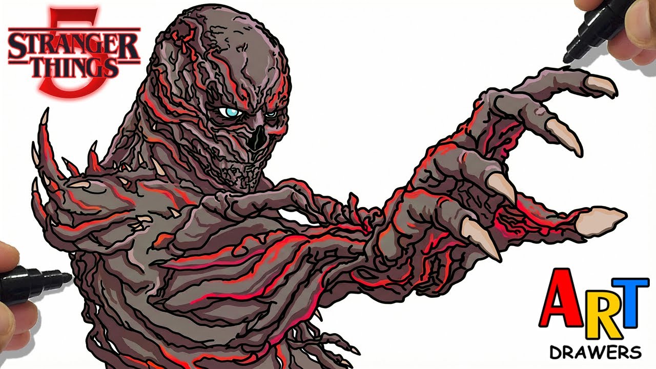 How To Draw VECNA Stranger Things 5 ( FINAL BATTLE ) - YouTube