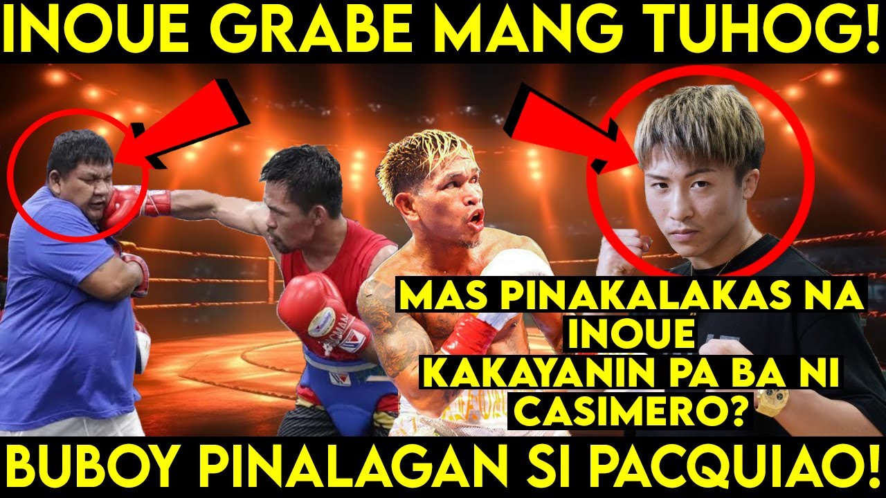 Manny Pacquiao MABILIS AT MALAKAS PA RIN | INOUE TINUHOG Ang AWARD ...