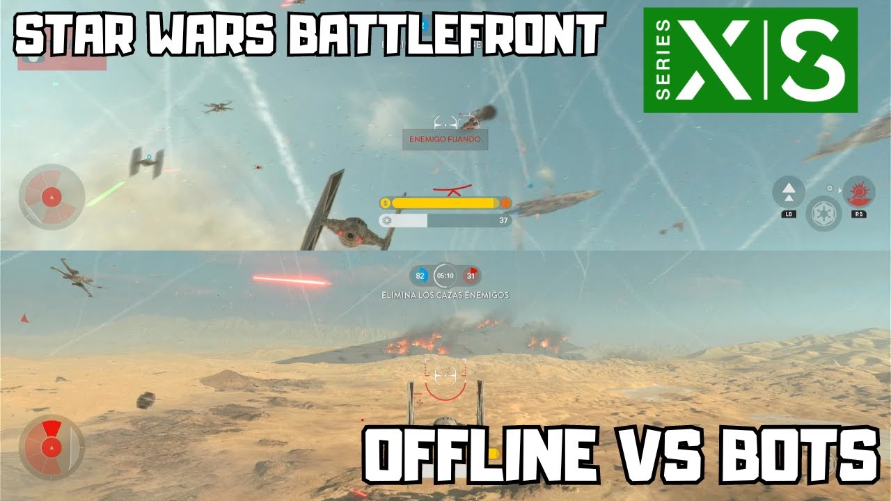 Star Wars Battlefront (2015) Offline Multiplayer 🟢 Gameplay en Español ...