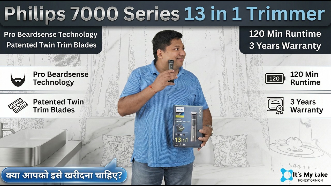 Philips series 7000 13In1 Precision Trimmer | Pro Beardsense Technology ...