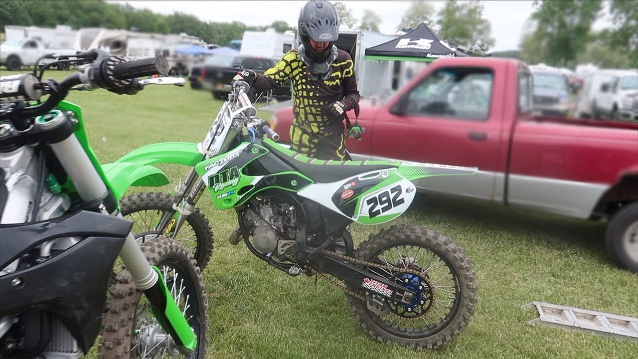 HIS NEW KX125 BUILD IS DONE!!! - YouTube