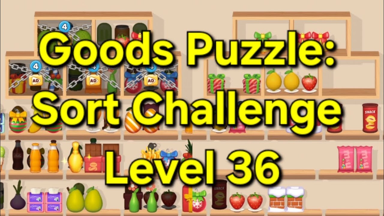 Goods Puzzle: Sort Challenge - Level 36 Goods Sorting - YouTube