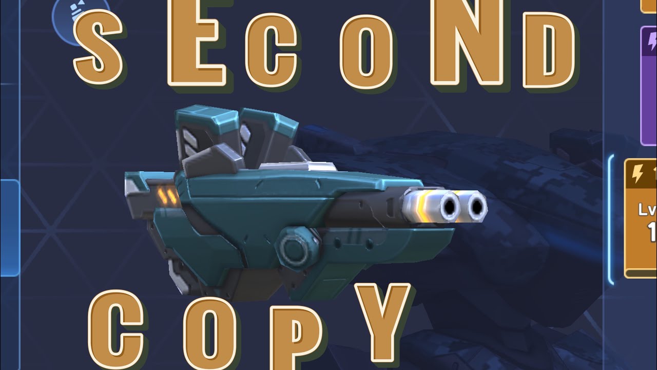 Mech arena CARBINE 12 SECOND COPY update rank upgrade - YouTube