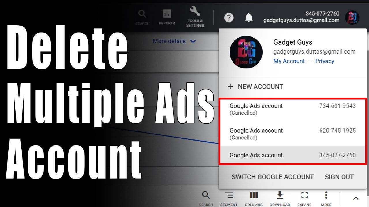 How To Delete Multiple Google Adwords Account Remove Multiple Adwords Account YouTube how-to-delete-multiple-google-adwords-account-remove-multiple-adwords-account-youtube