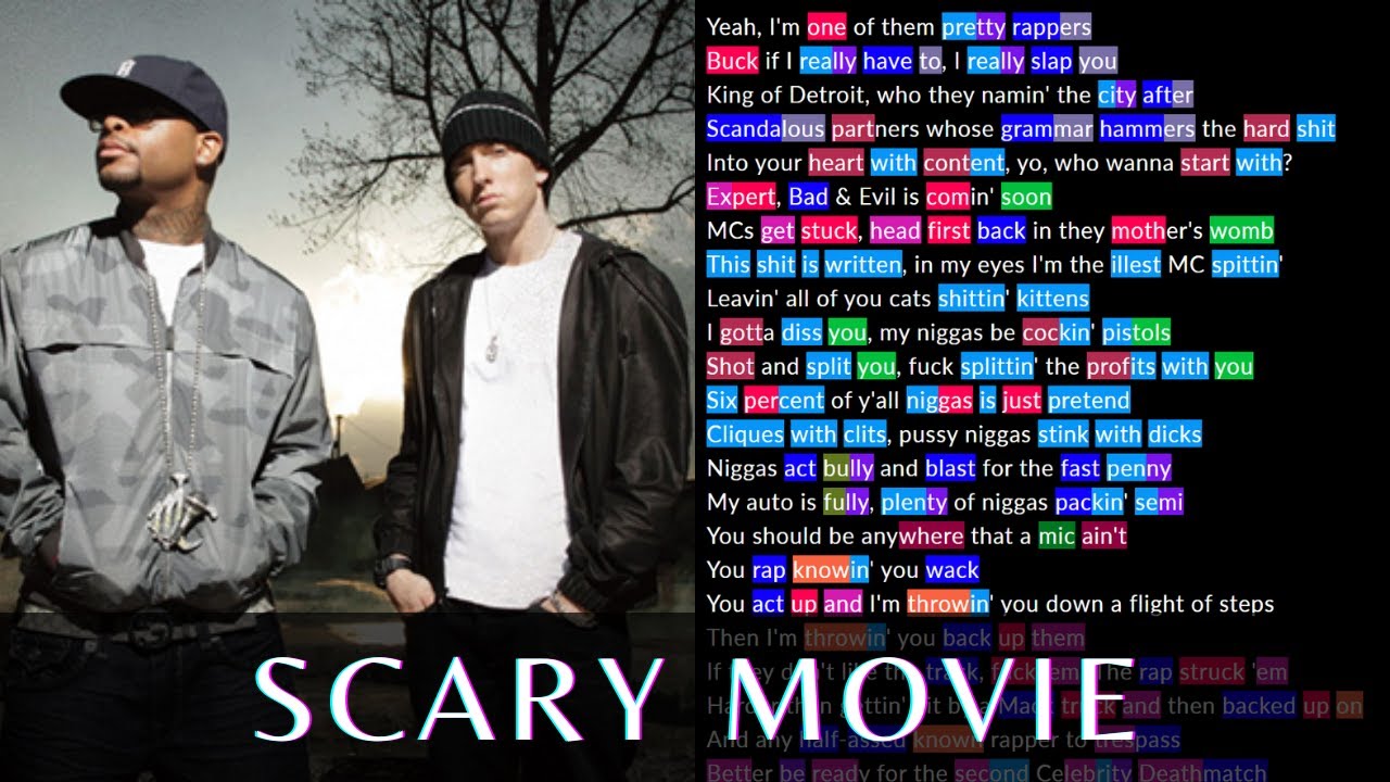 Bad Meets Evil - Scary Movies | Rhymes Highlighted - YouTube