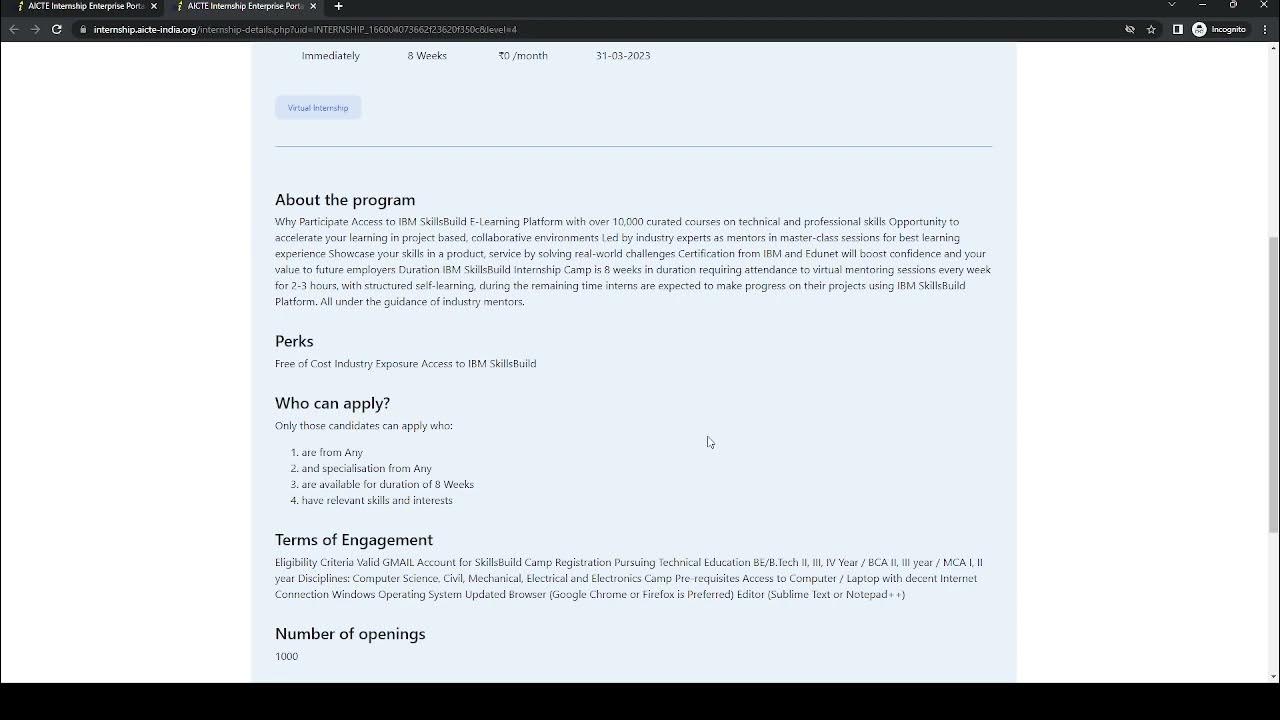 Ibm Internship Front End Development Internship Frontenddevelopment Ibm Youtube