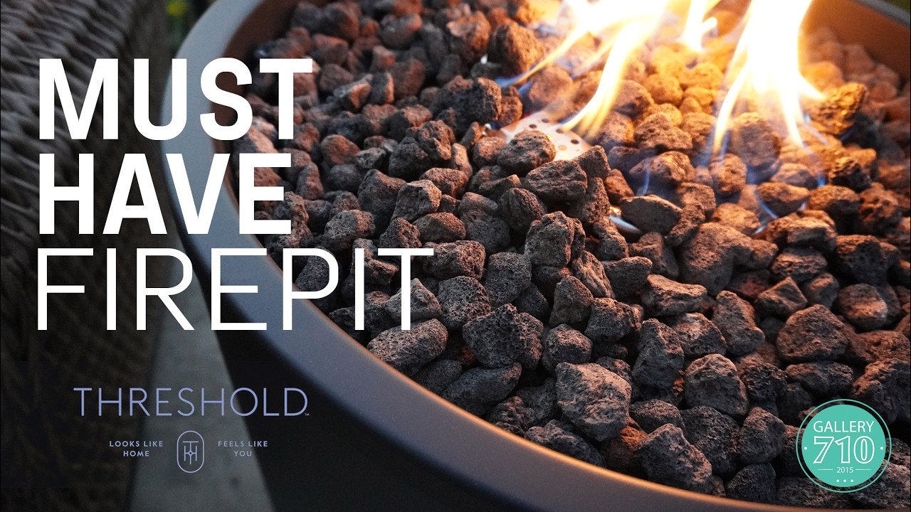 Must Have Firepit: The Fire Column By Threshold™ - YouTube