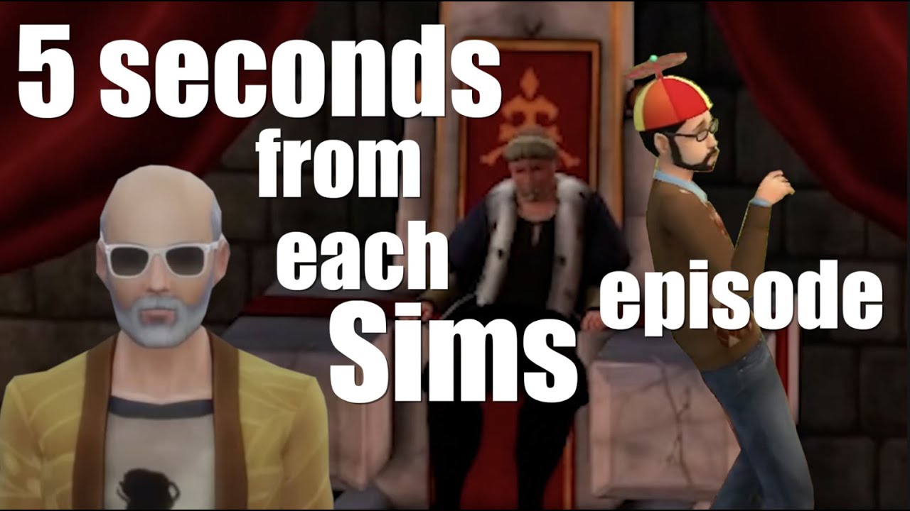 5 seconds from each Sims episode | Sims 4 canon - YouTube