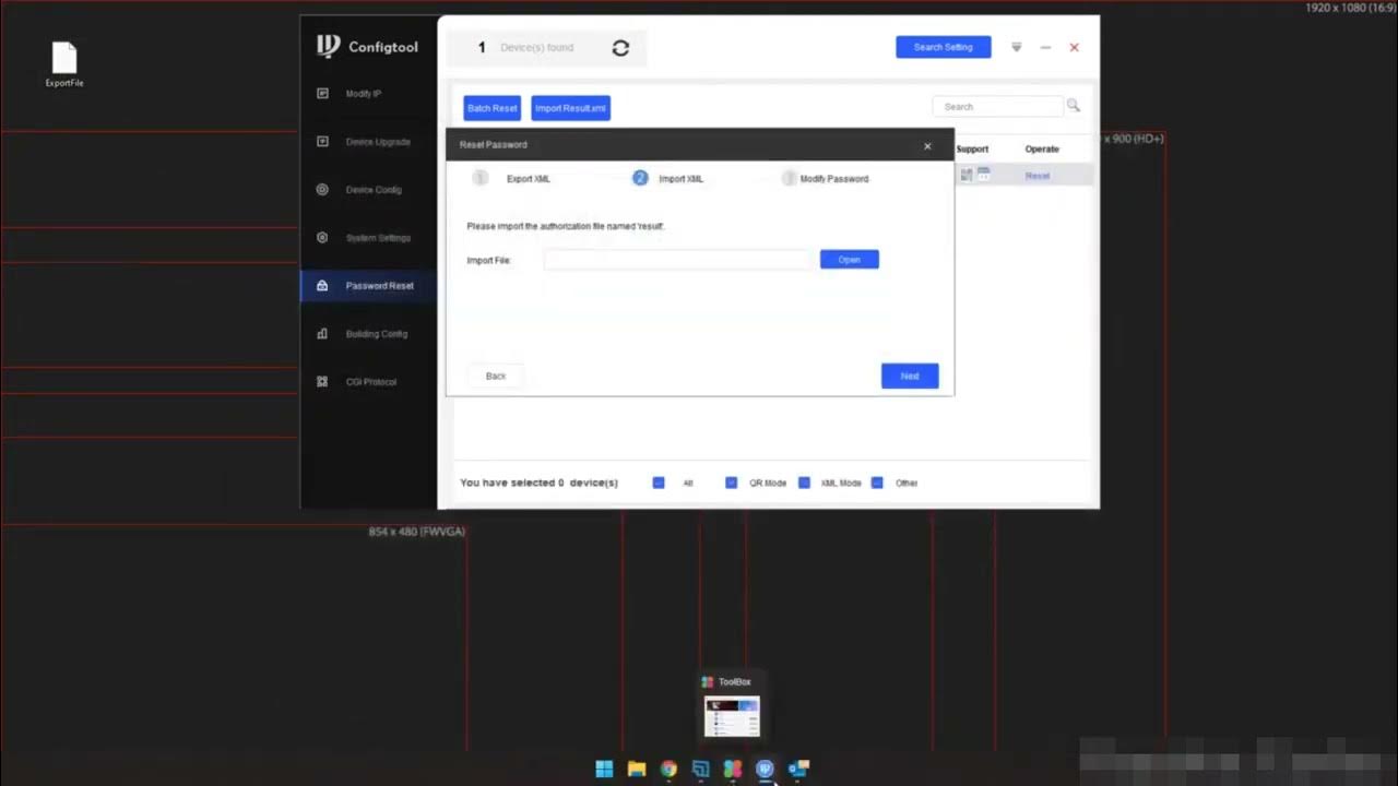 Reset Dahua Device Password Using Configtool Xml Youtube